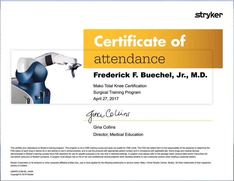 NYC Makoplasty Partial or Total Knee Replacement | Mako Robotic Knee ...